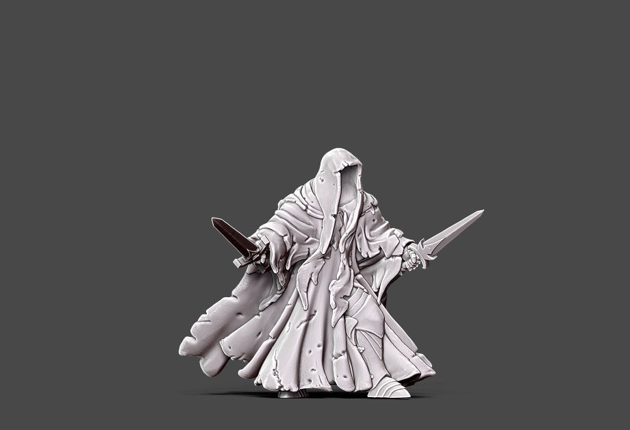 wraith 6 - 35 mm scale 3D model 3D printable | CGTrader
