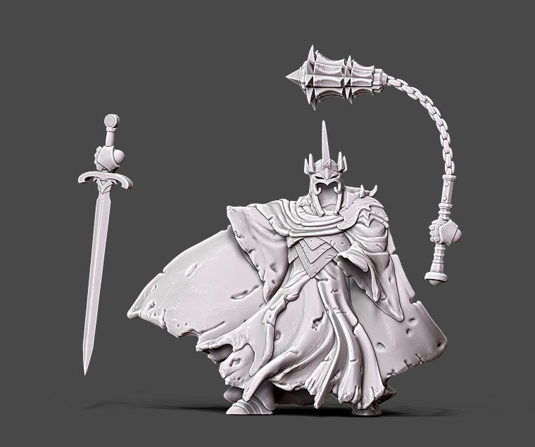 wraith lord - 35mm scale 3D model 3D printable | CGTrader