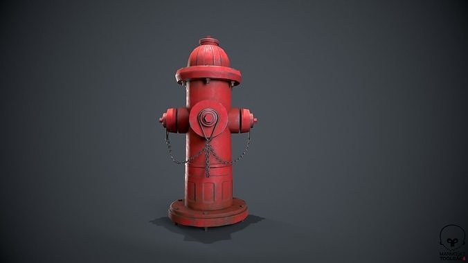 Game ready realistic and low poly fire hydrant 3D model | CGTrader