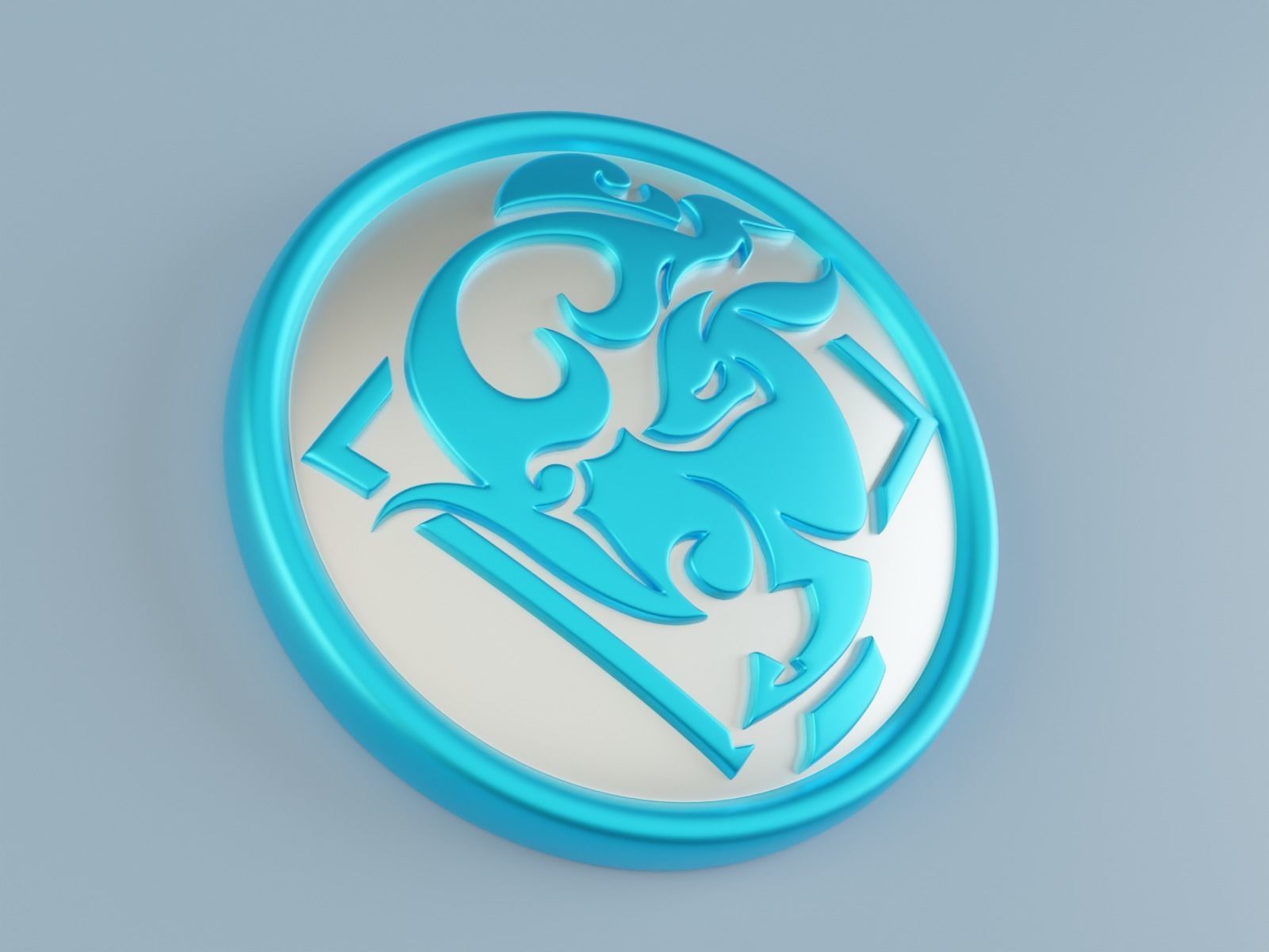 Genshin Impact Ganyu Emblem pendant 3D model 3D printable | CGTrader