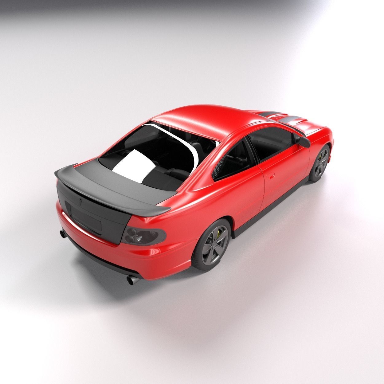 Pontiac Car 3d model 3D model | CGTrader