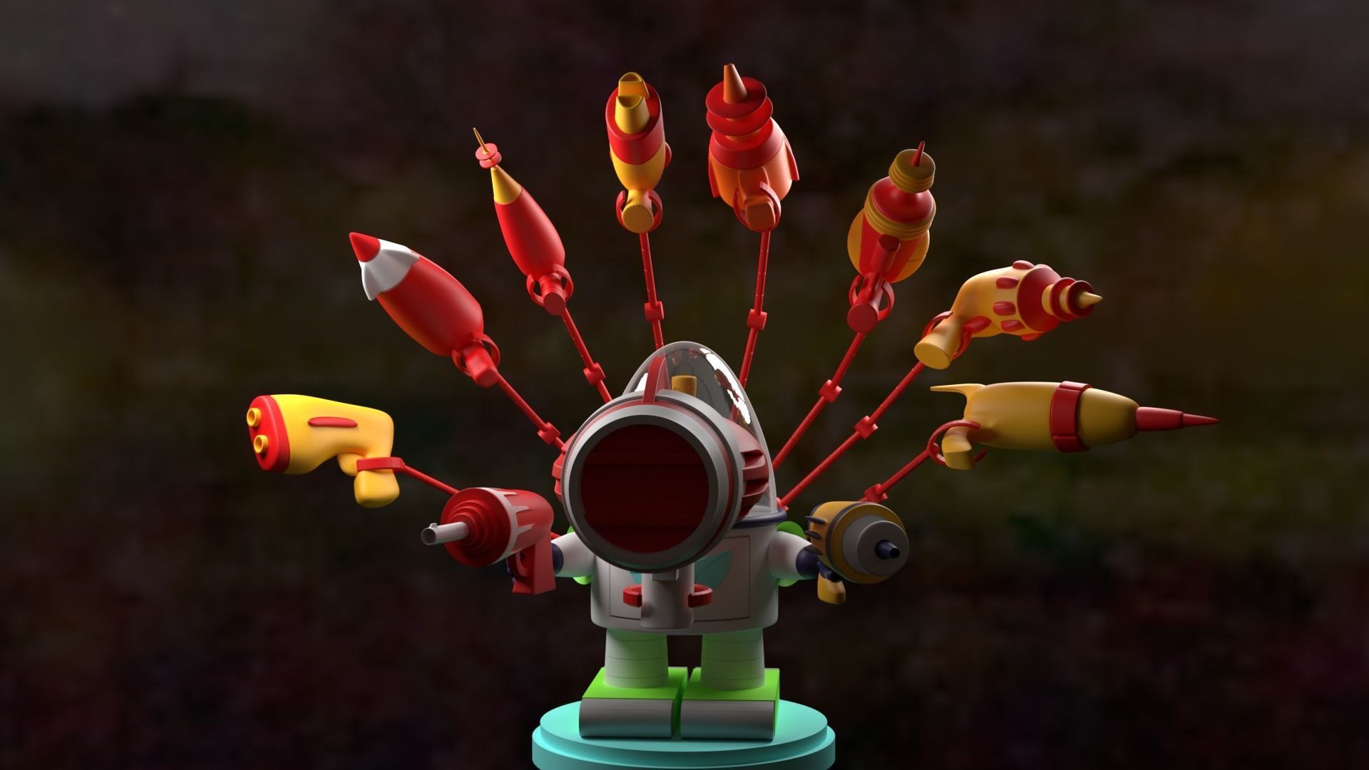 XR - Xperimental Ranger 3D model rigged | CGTrader