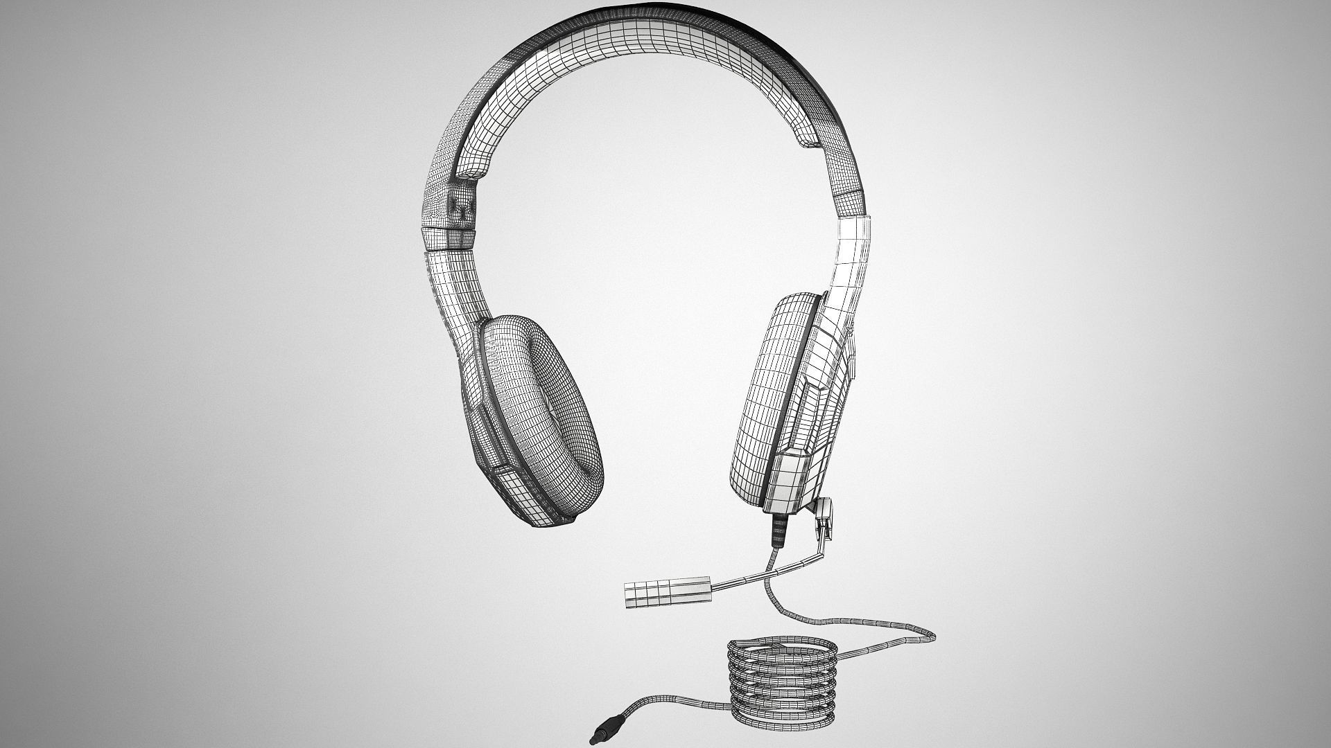 Headphone gaming headset 3D model | CGTrader