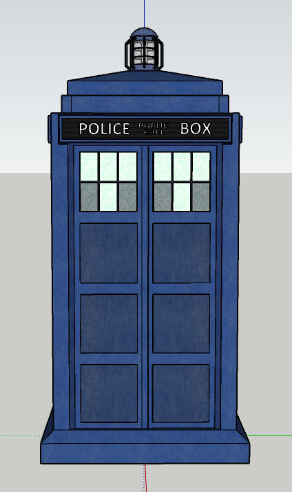 3D model Tardis doctor who VR / AR / low-poly | CGTrader