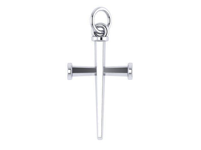 Silver Cross Pendant 3D model 3D printable | CGTrader