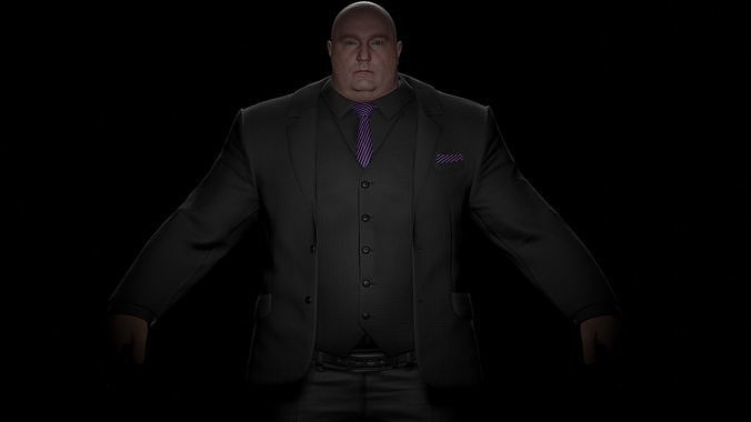 KingPin Marvels SpiderMan 3D model animated rigged | CGTrader