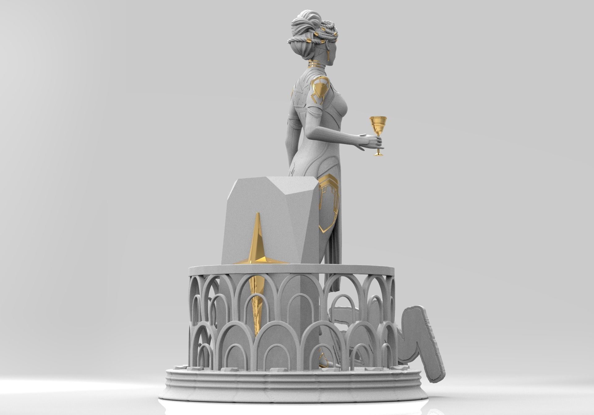 Mel -Arcane 3D model 3D printable | CGTrader