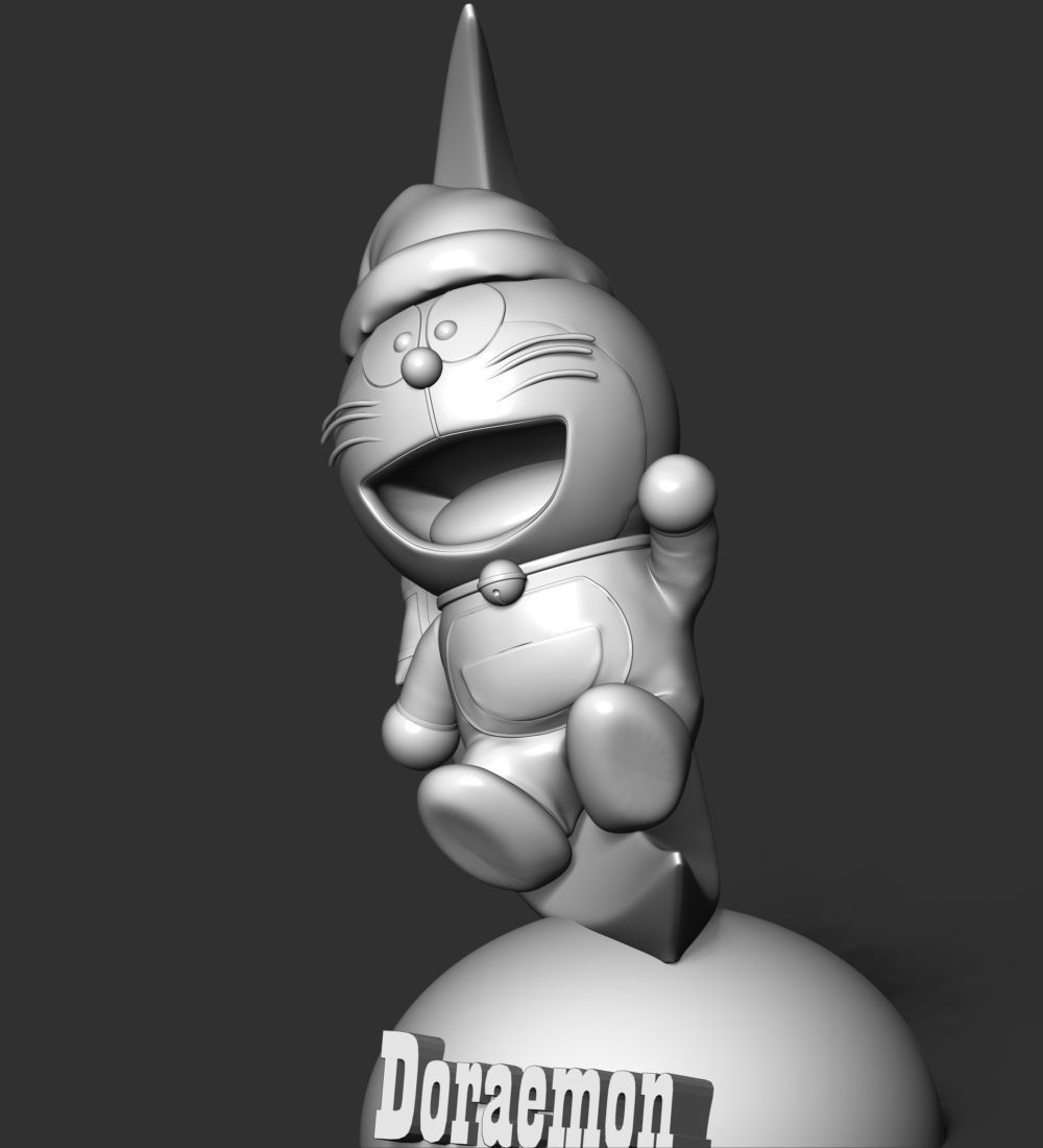 Doraemon - Winter 3D model 3D printable | CGTrader