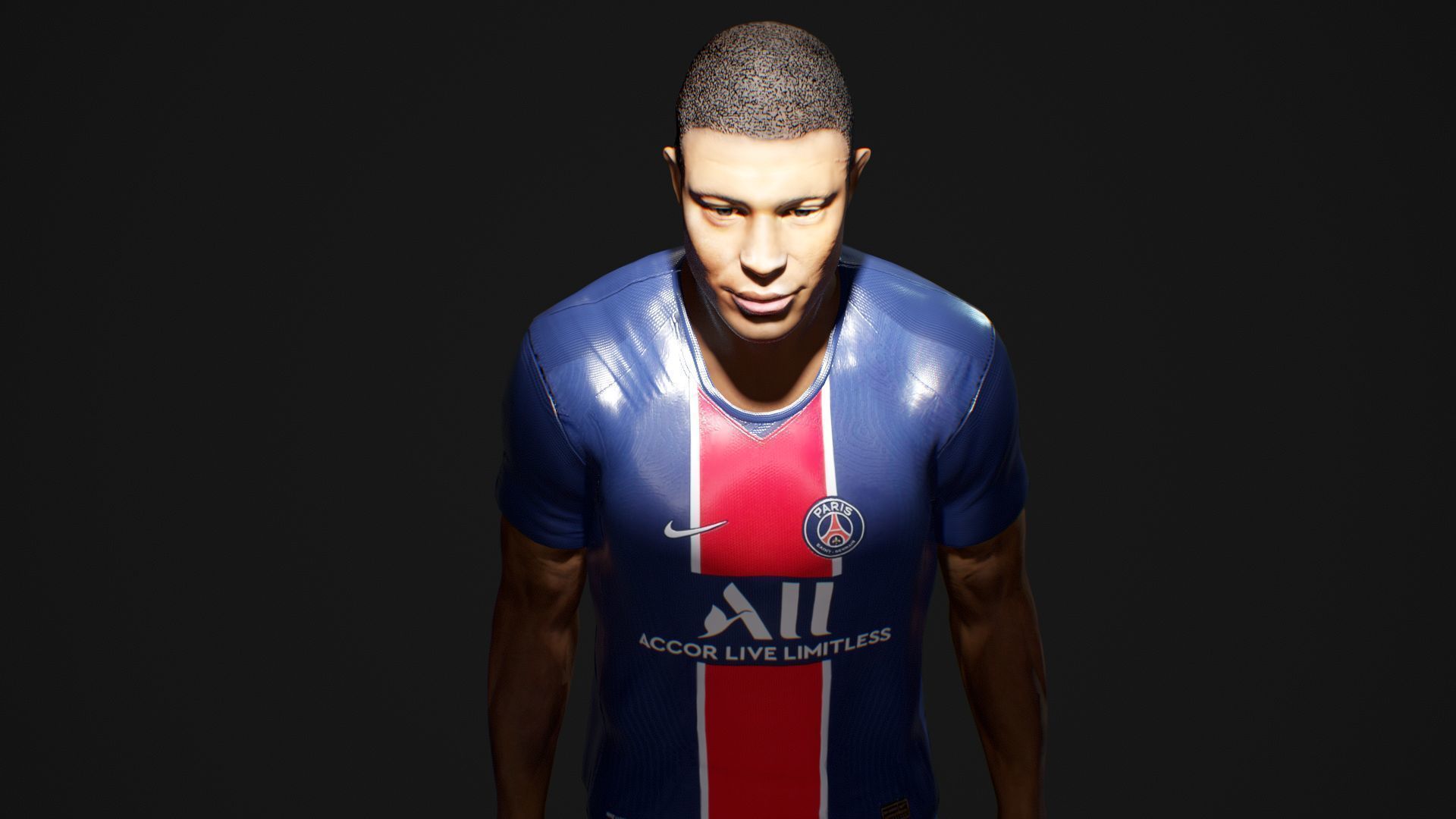 3D model Kylian Mbappe Renderable VR / AR / low-poly | CGTrader