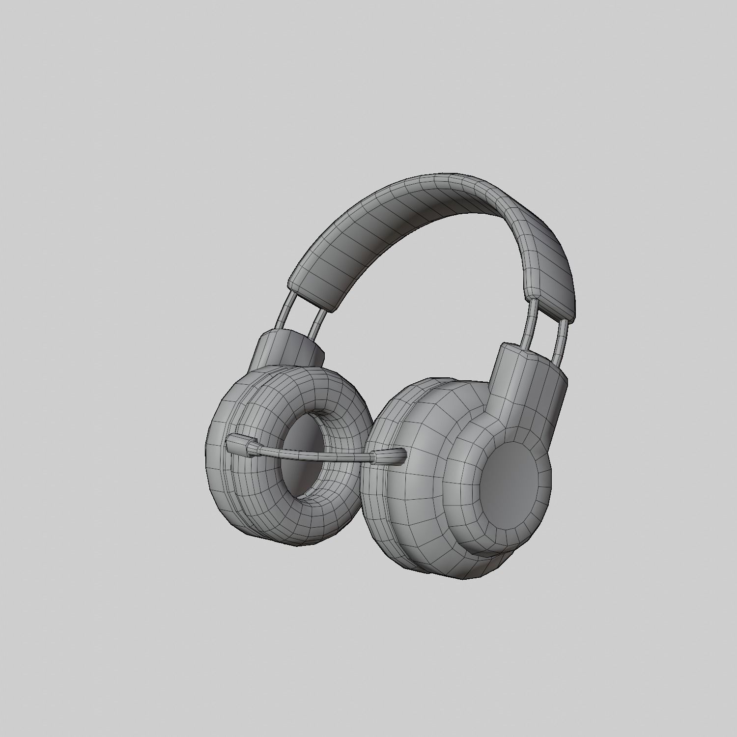 3D model Low-poly Simple Headphones VR / AR / low-poly | CGTrader