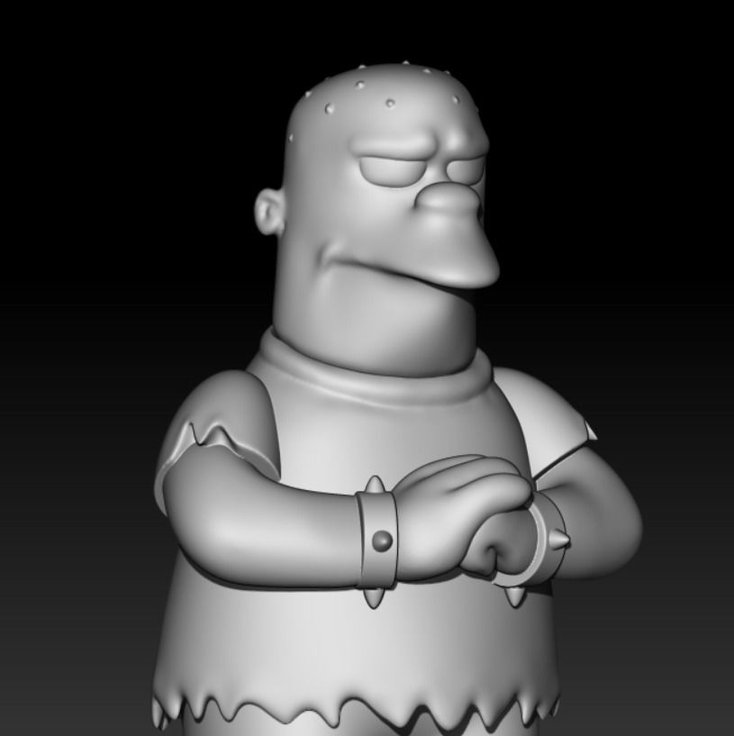 Kearny Zzyzwicks The Simpsons 3D model 3D printable | CGTrader