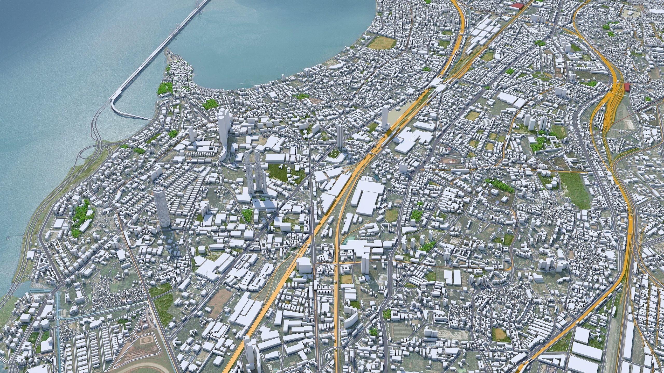 3D model Mumbai Downtown India VR / AR / low-poly | CGTrader