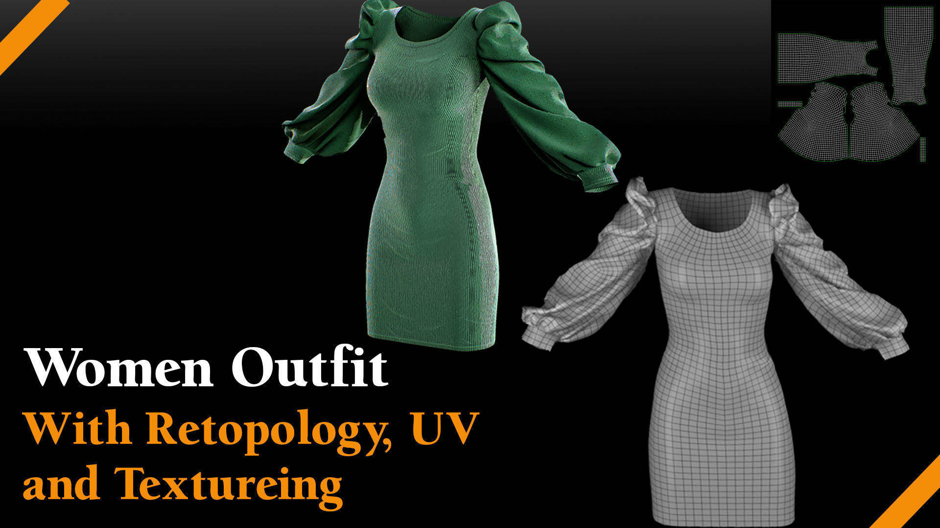 3D model Women cloth VR / AR / low-poly | CGTrader