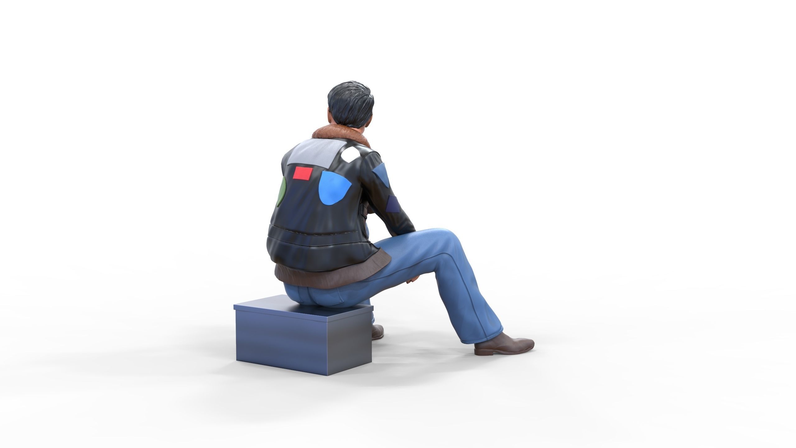 Tom Cruise Top Gun 3D model 3D printable | CGTrader