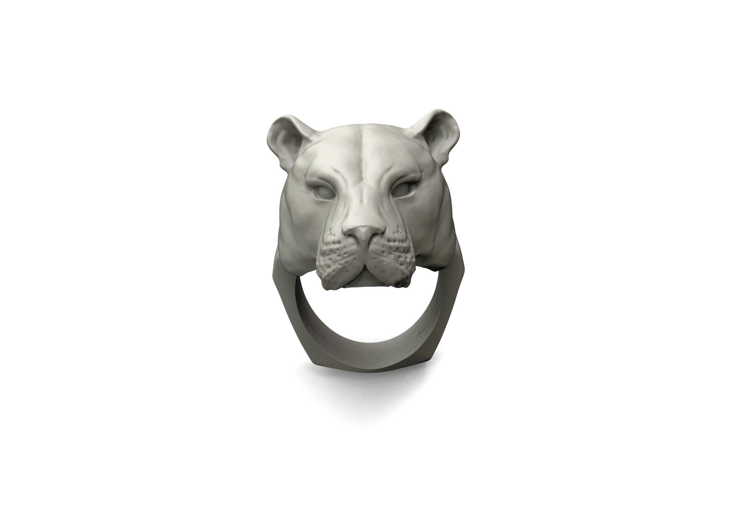 panther head 3D model 3D printable | CGTrader