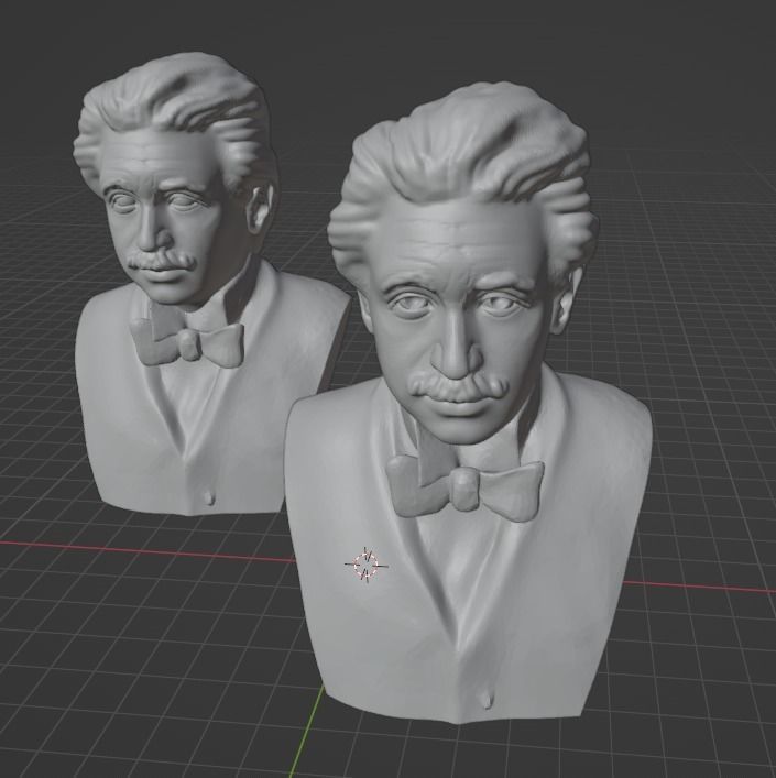 Albert Einstein 3D model 3D printable | CGTrader