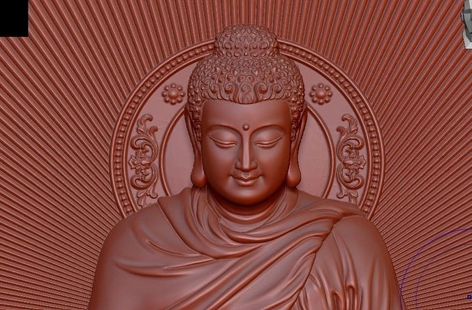 3D sculpted Buddha 3D model | CGTrader