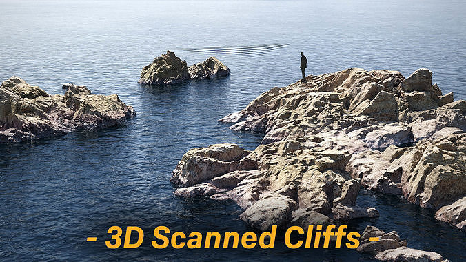 3D model Sea Shore Rocks VR / AR / low-poly | CGTrader