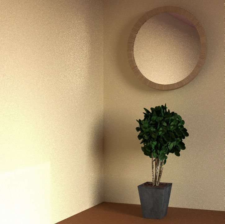 plant tree and Mirror 3D model | CGTrader