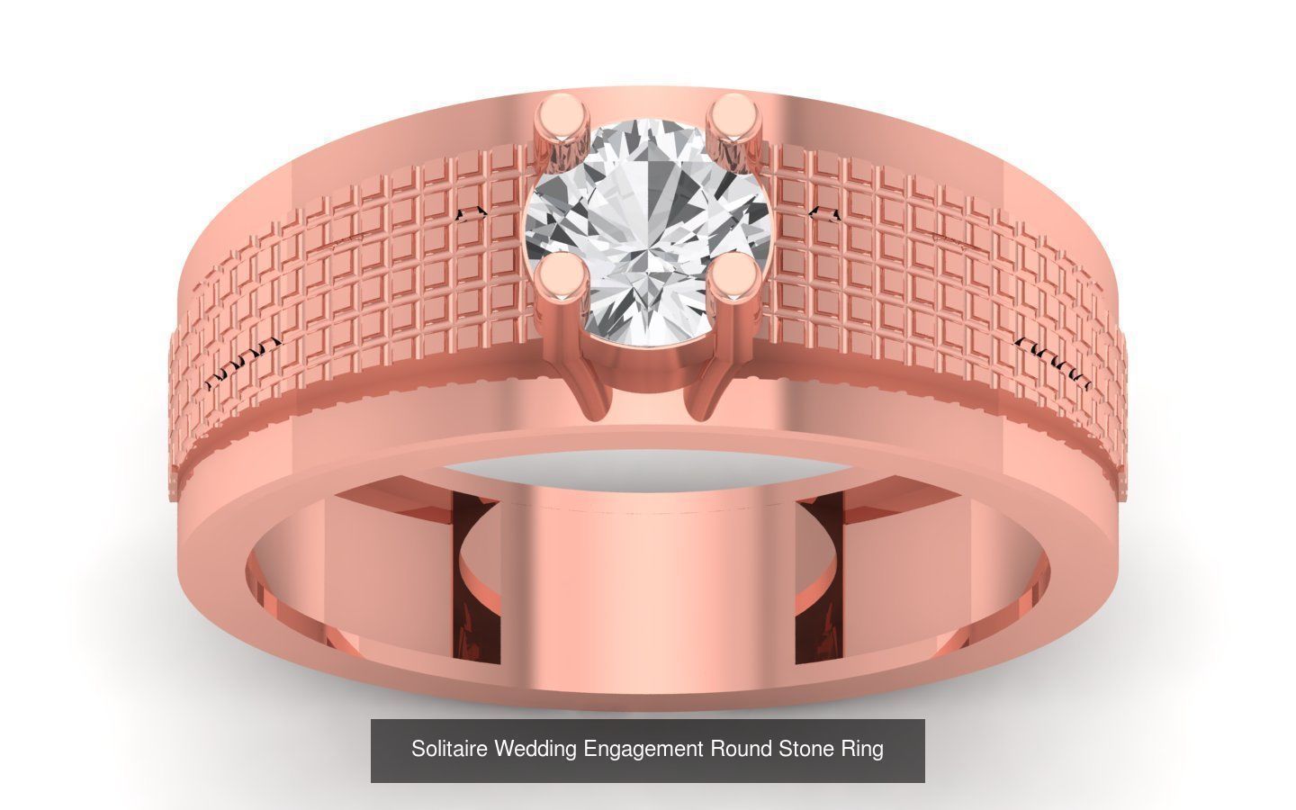 27 Solitaire Wedding Engagement Women Rings Collection | CGTrader