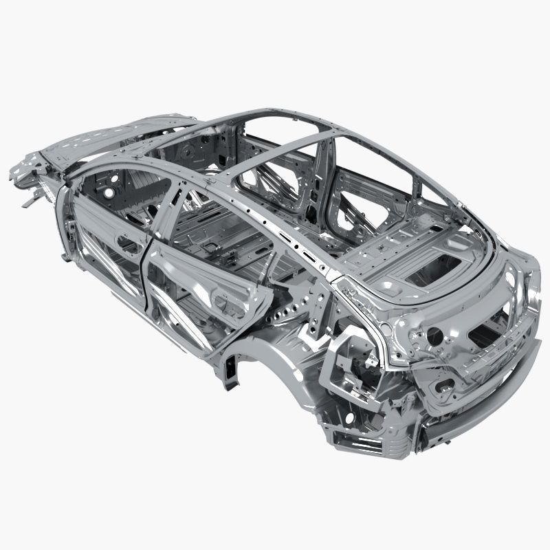 Car frame 3D model | CGTrader