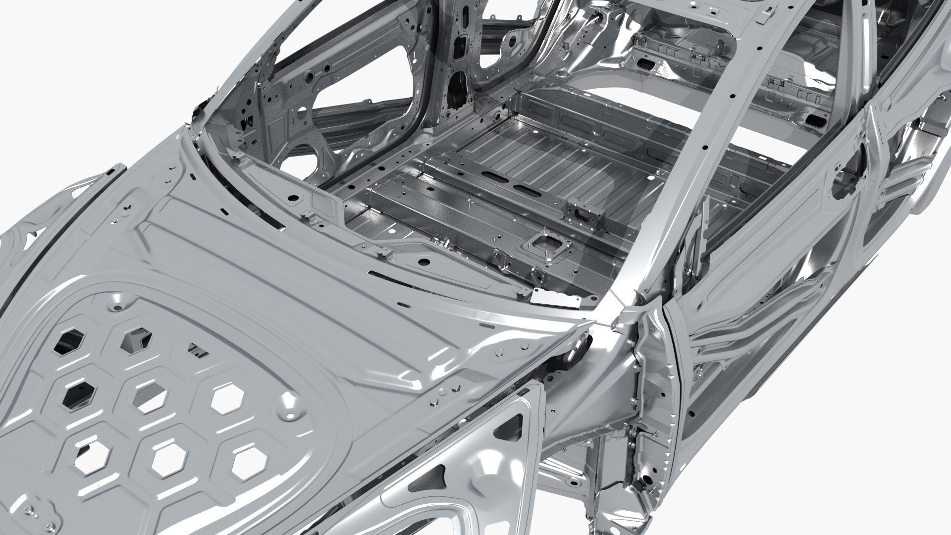 Car frame 3D model | CGTrader