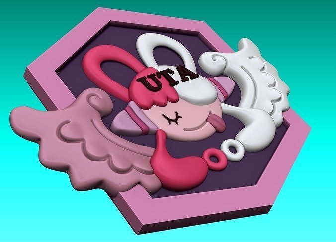 One Piece Uta Logo 3D model 3D printable | CGTrader