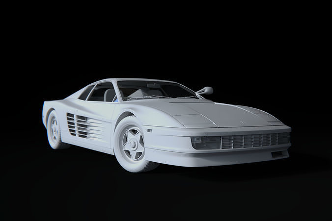 Ferrari Testarossa 3D model | CGTrader