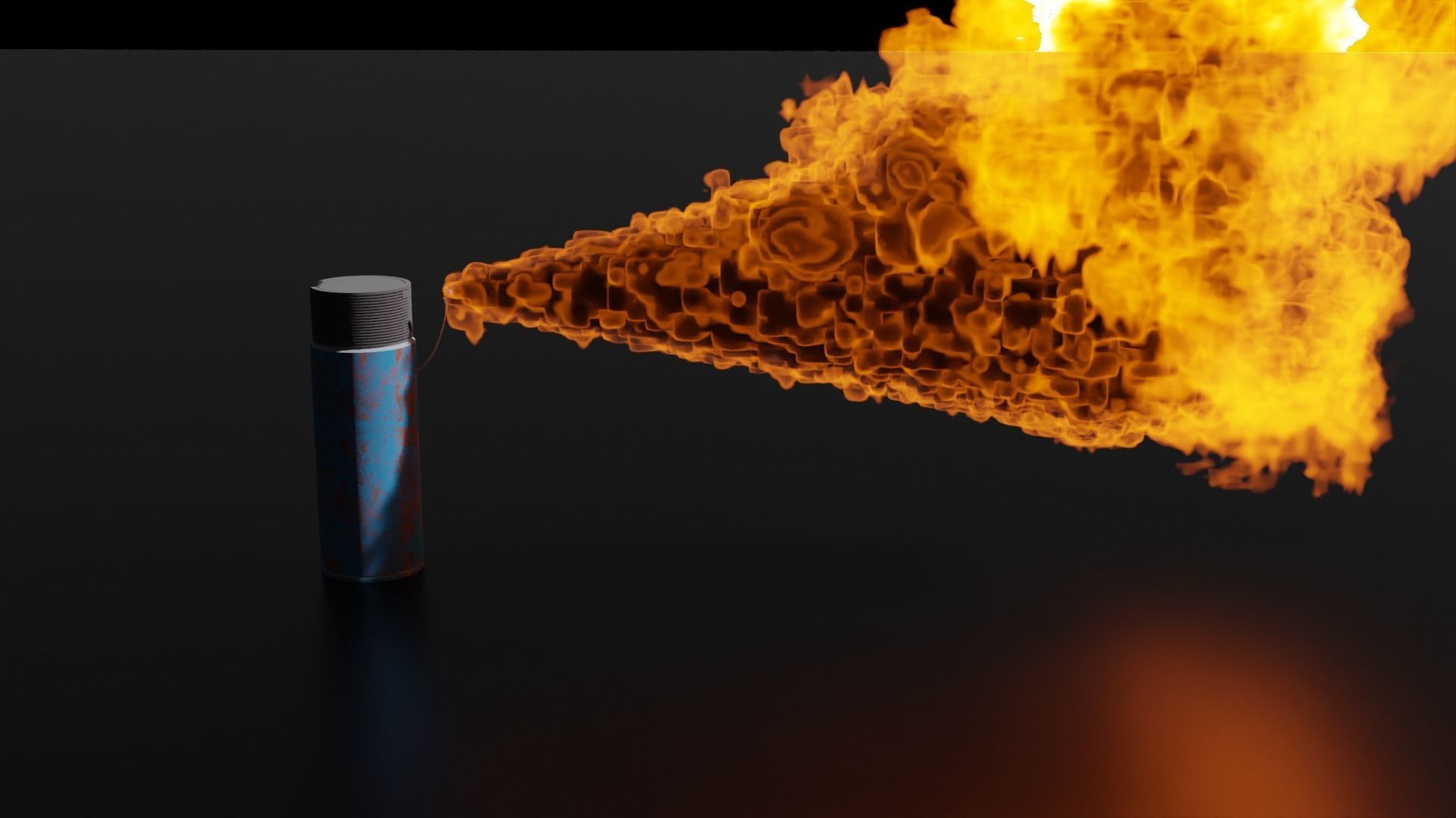 Flamethrower Deodarant free VR / AR / low-poly 3D model | CGTrader