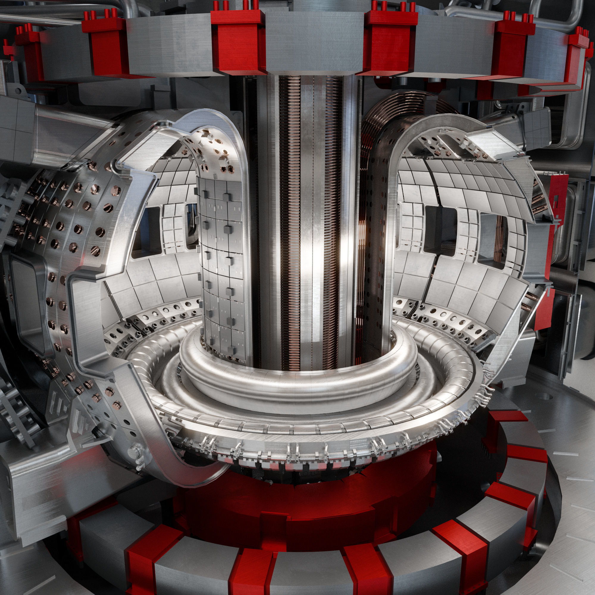 ITER thermonuclear reactor 3D model animated | CGTrader