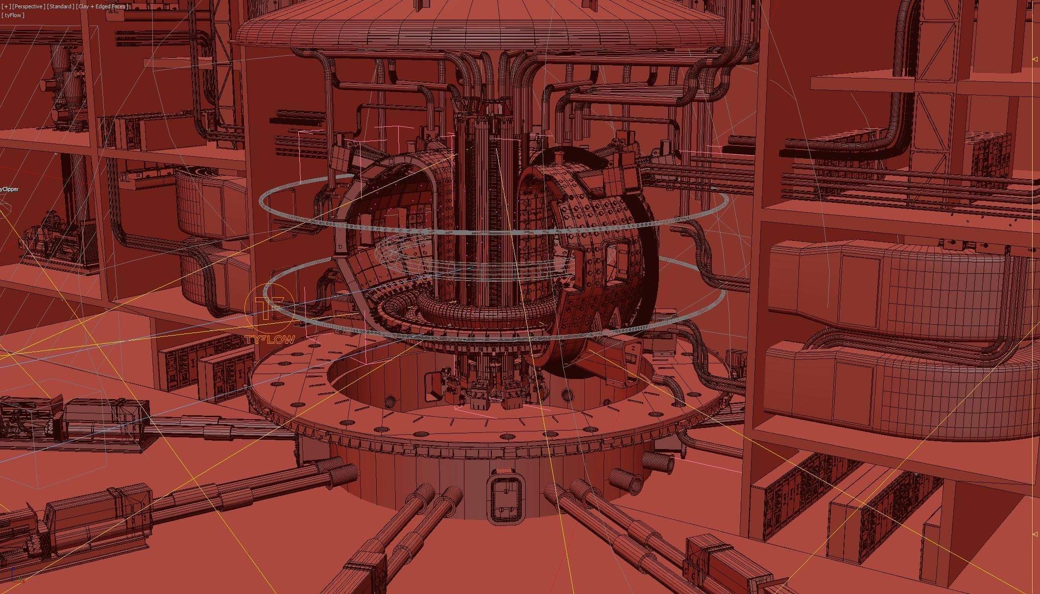 ITER thermonuclear reactor 3D model animated | CGTrader