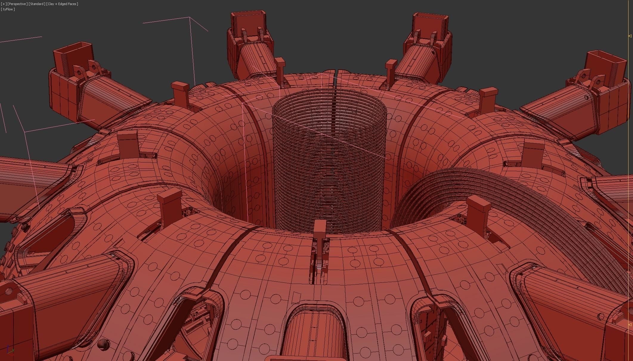 ITER thermonuclear reactor 3D model animated | CGTrader