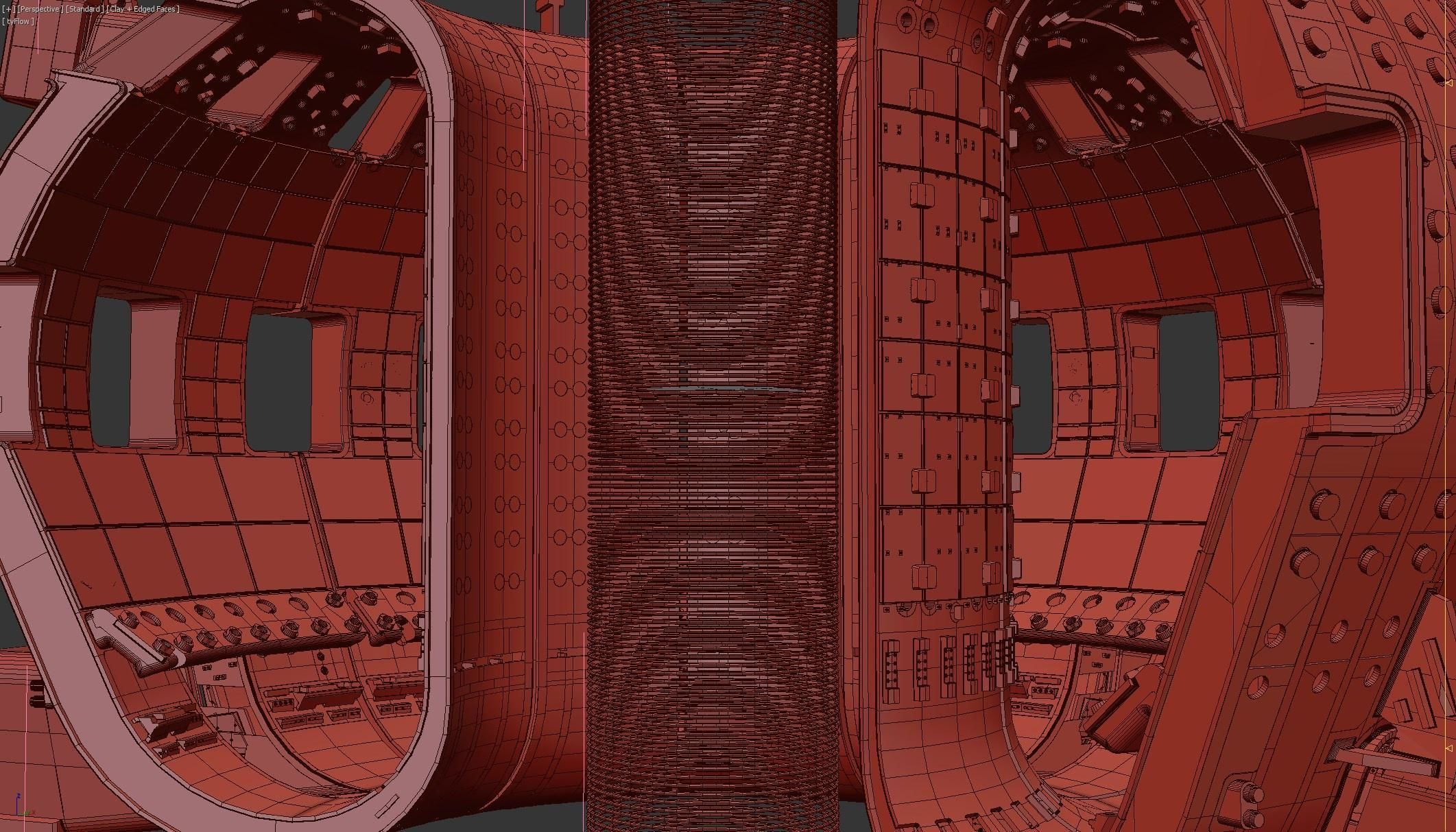 ITER thermonuclear reactor 3D model animated | CGTrader