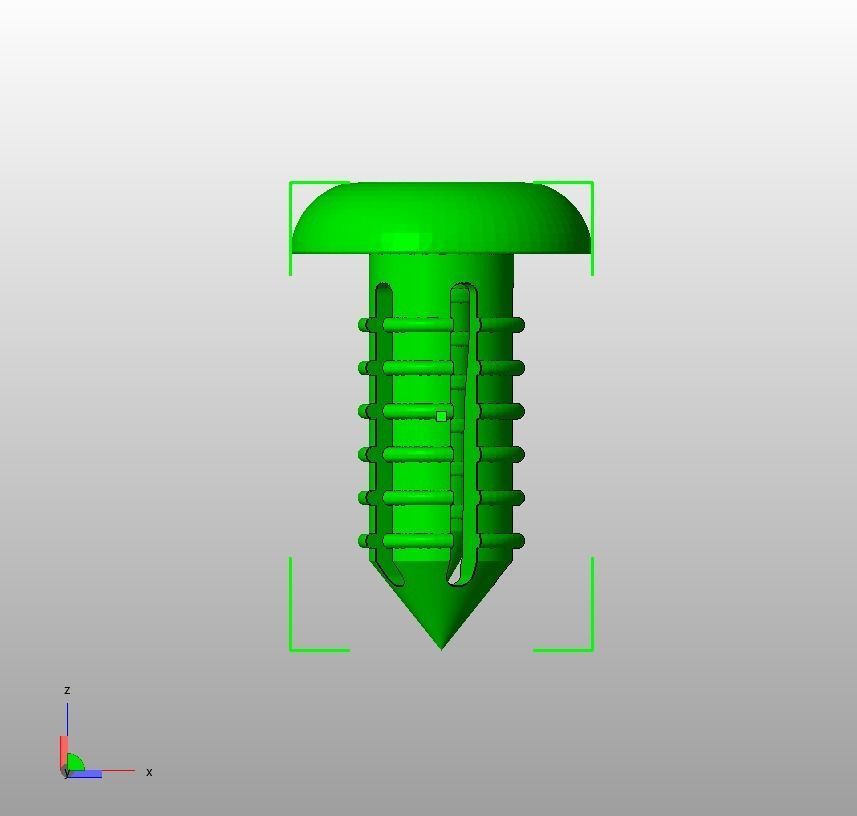 Push Retainer Blind Rivet 3D model 3D printable | CGTrader