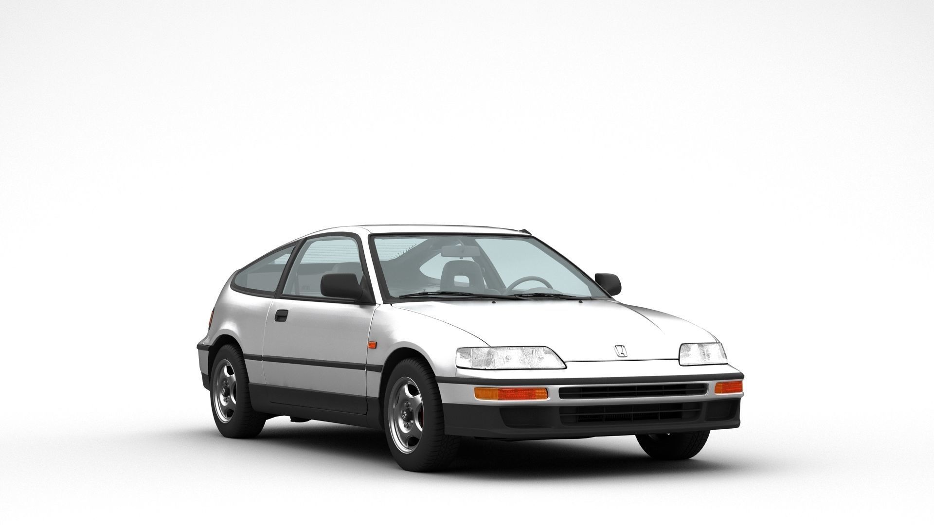Honda CRX 1990 3D model | CGTrader