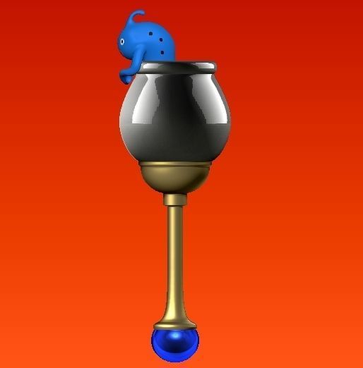 fish oracle dragon ball super 3D model 3D printable | CGTrader