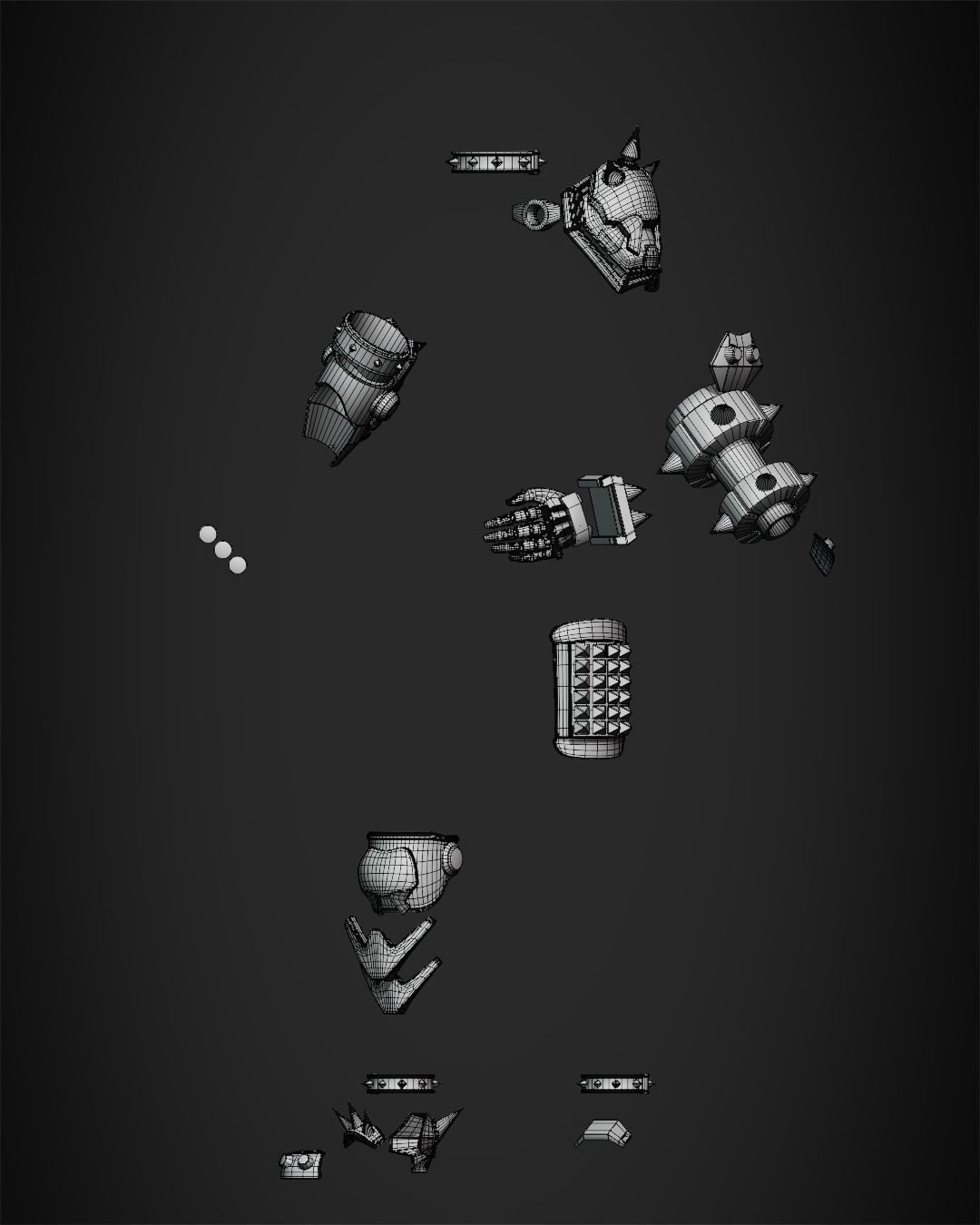 Overwatch 2 Junker Queen Full Bundle for Cosplay 3D Model Collection ...