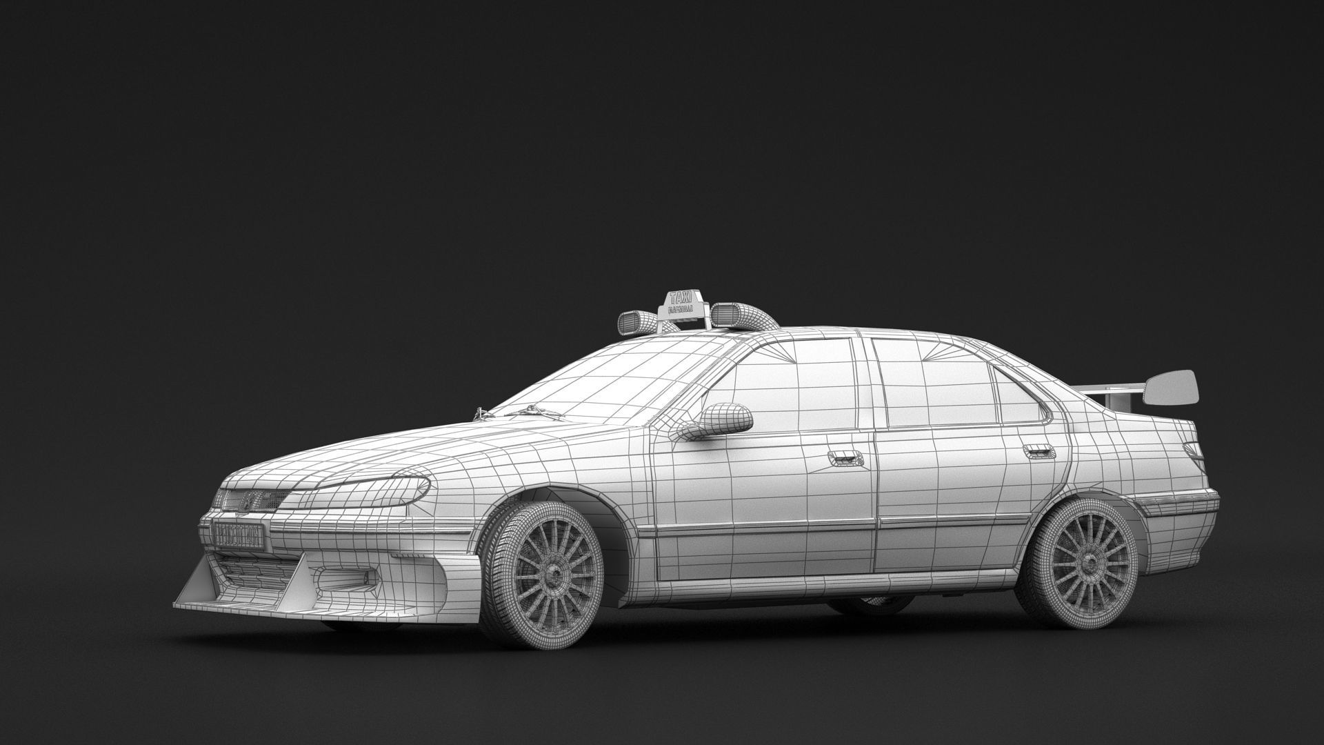 Peugeot 406 Taxi 2 3D model | CGTrader