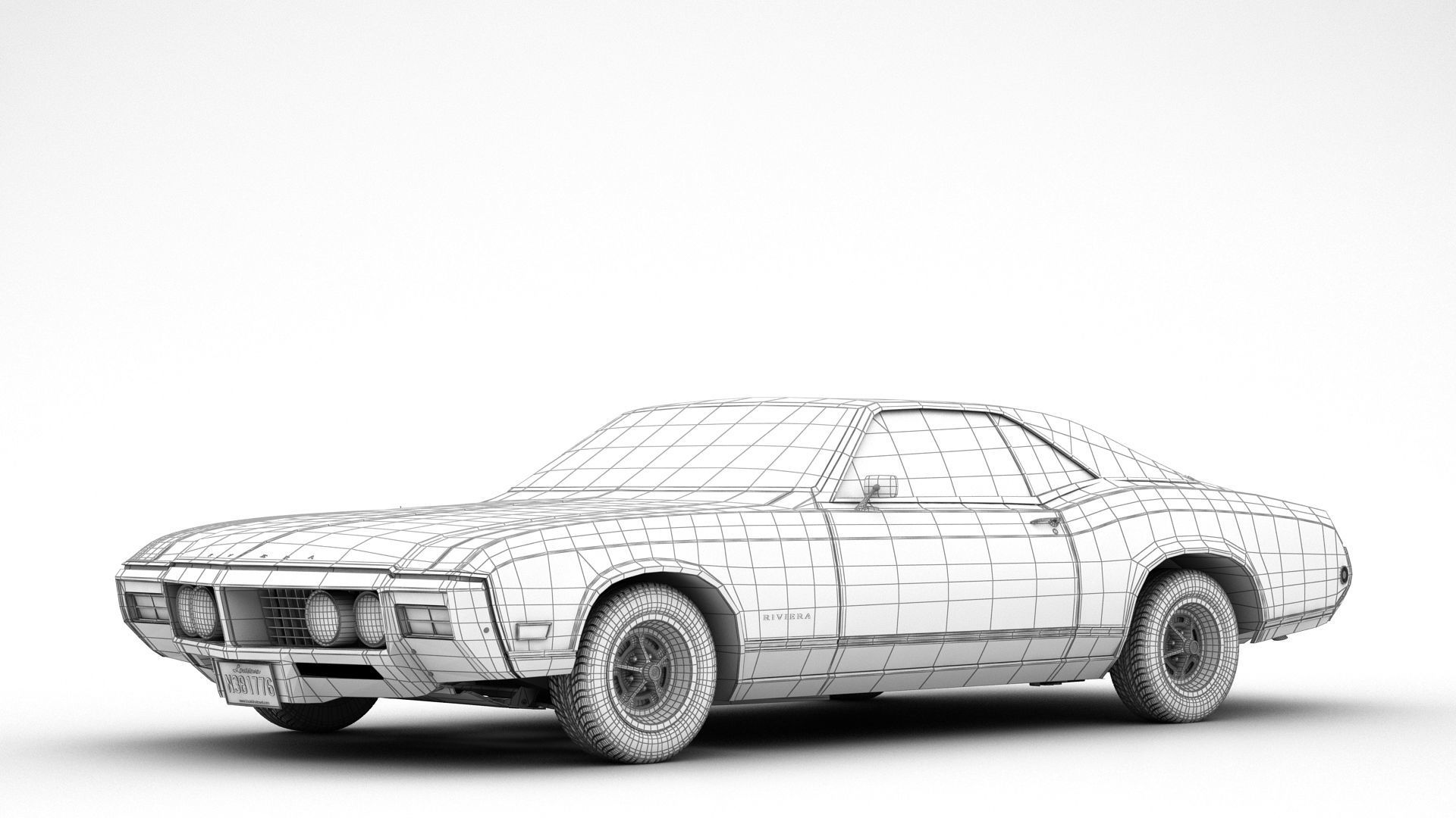 Buick Riviera 1968 3D model | CGTrader