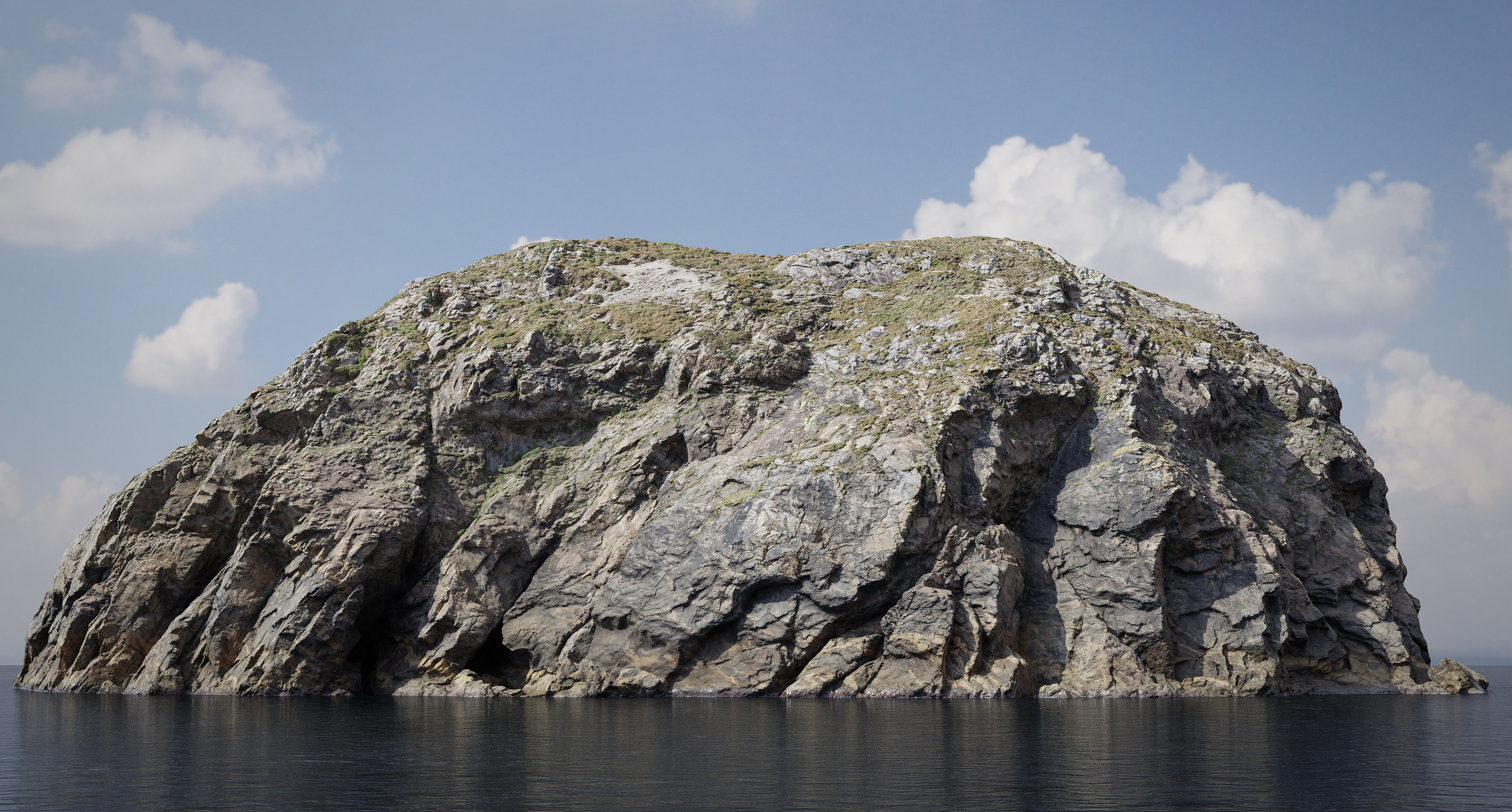 Atlantic Ocean Cliff Coast Line Scan PBR 3D Model Collection | CGTrader