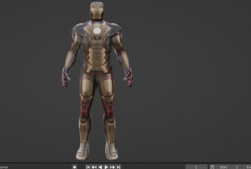iron man robot suit 3D model | CGTrader