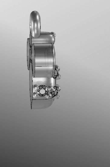 Pendant k24 3D model 3D printable | CGTrader