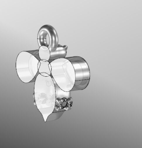 Pendant k24 3D model 3D printable | CGTrader