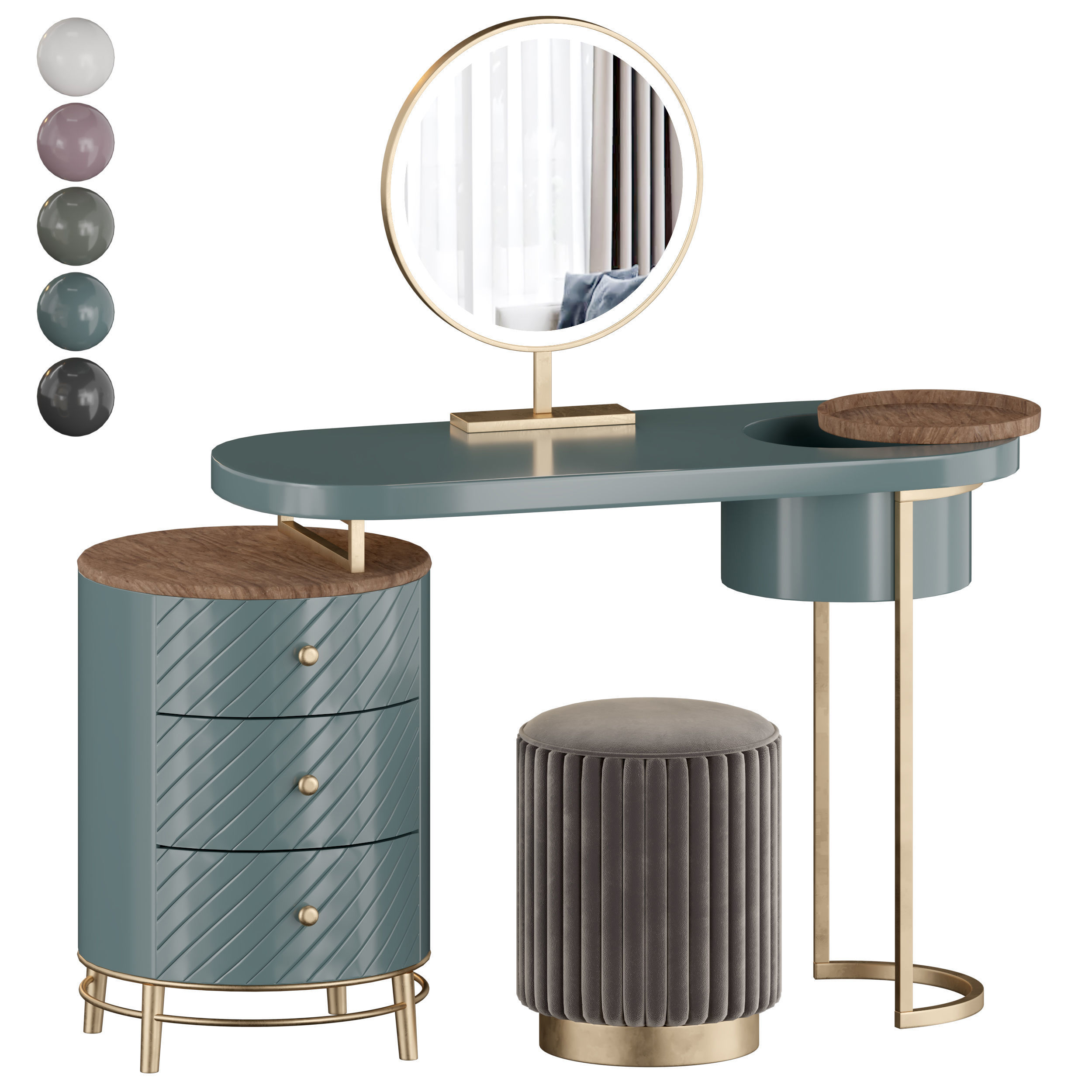 20 dressing table 3D model | CGTrader