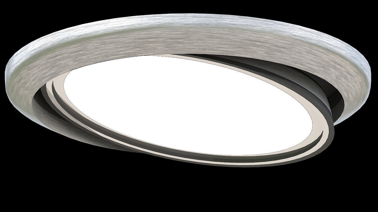 single ceiling halogen light 3D model | CGTrader