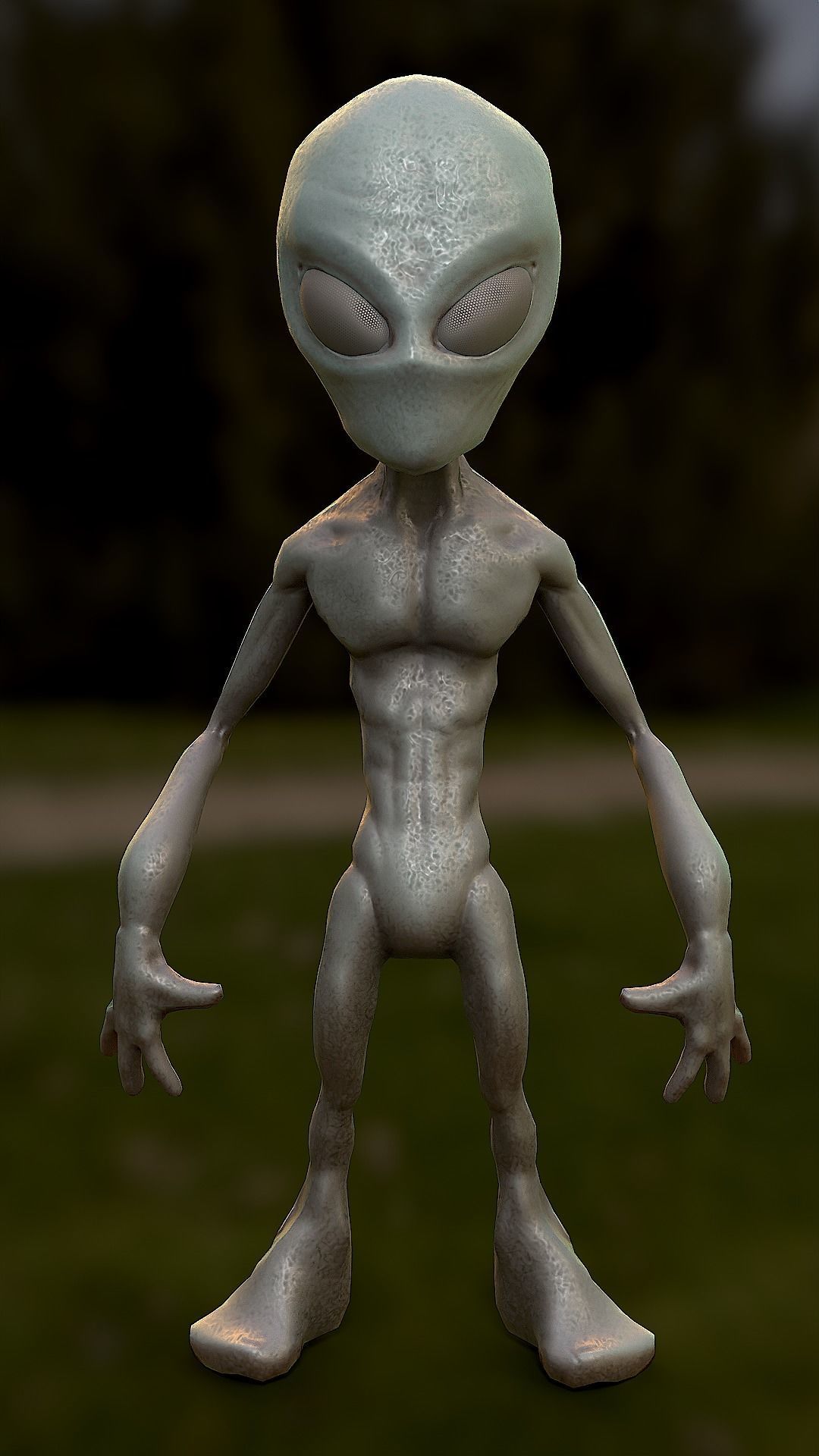 3D model Alien VR / AR / low-poly | CGTrader