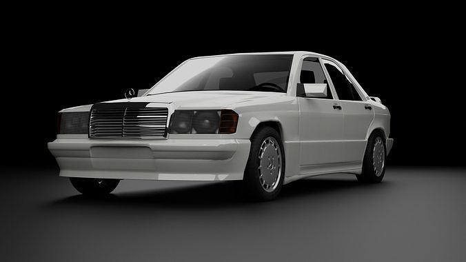 Mercedes 190e 3D model | CGTrader
