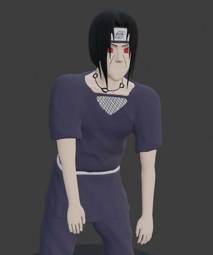 Itachi 3D print model skeleton free 3D model 3D printable | CGTrader