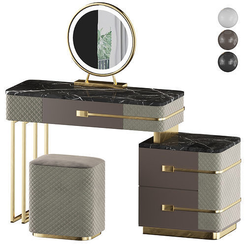 COLETTE Modern Vanity Set 3D model | CGTrader