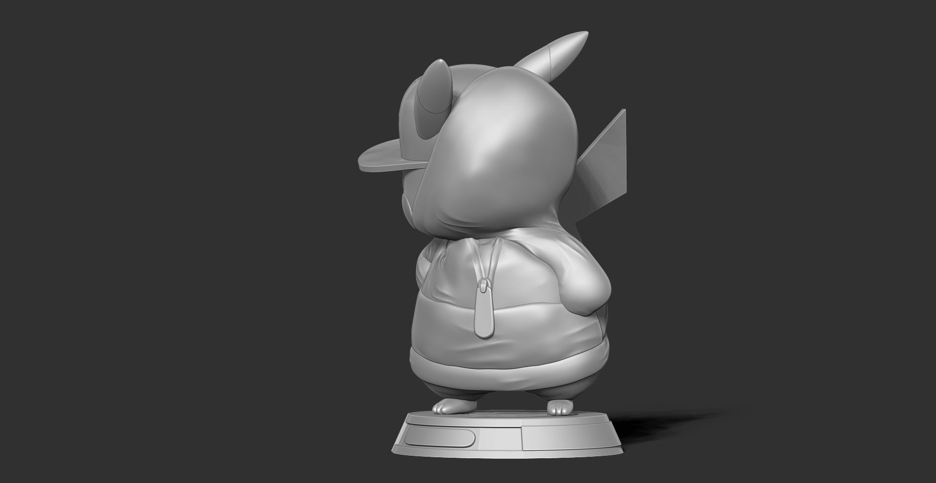 Pikachu Hip-hop 3D model 3D printable | CGTrader